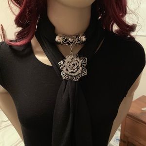 Accessories | Gorgeous Jeweled Scarf | Poshmark